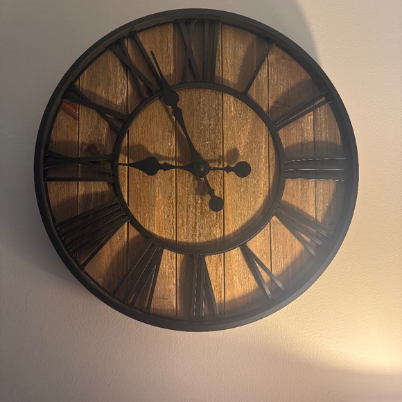 Target | Wall Decor | Rustic Clock | Poshmark